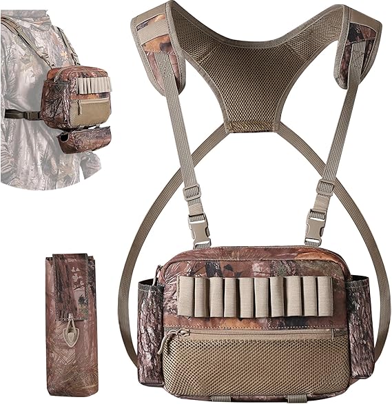 Lightweight Turkey Hunting Chest Pack – 9-Pocket, Run-n-Gun Ready – New ...