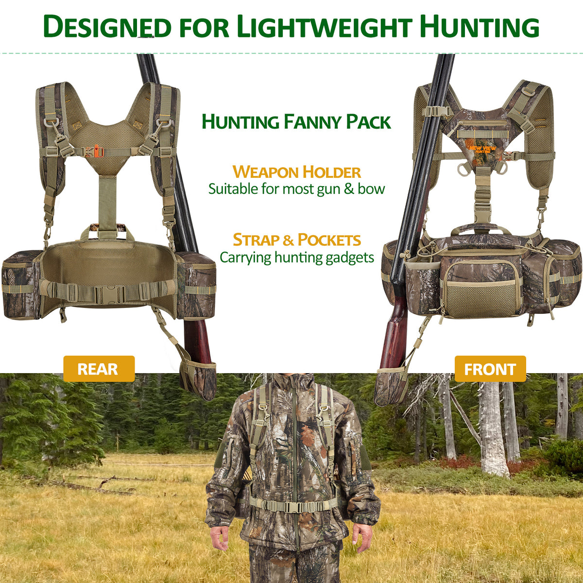 Camo Fanny Pack for Hunting – New View Hunting