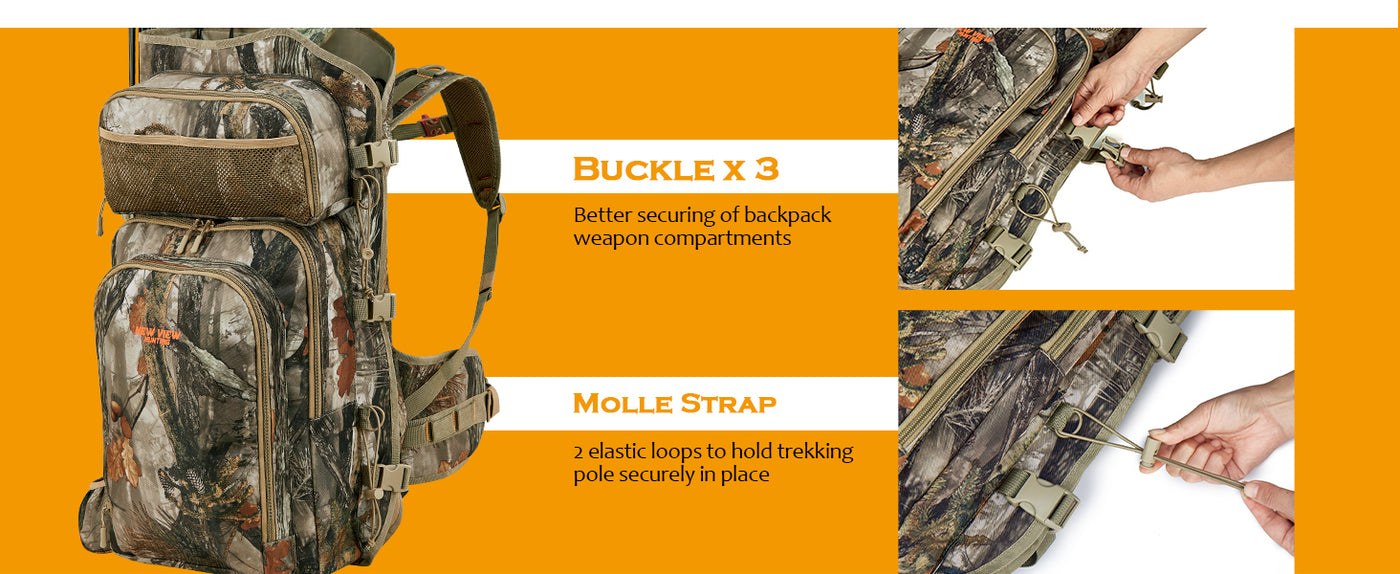 Lightweight Bow Hunting Backpack with Bow Holder – New View Hunting