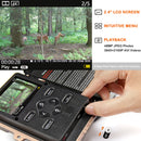 4K 48MP Trail Camera, IP66 Waterproof, Night Vision, Motion Activated ...